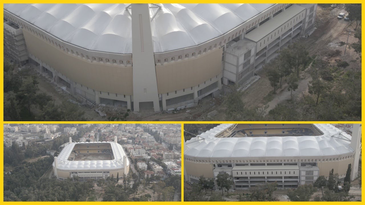 DRONE 4Κ με την οριστική μορφή ΑΝΑΒΑΘΜΩΝ βάθους 4,80 στο Β.Α ΓΗΠΕΔΟ ΑΕΚ ...
