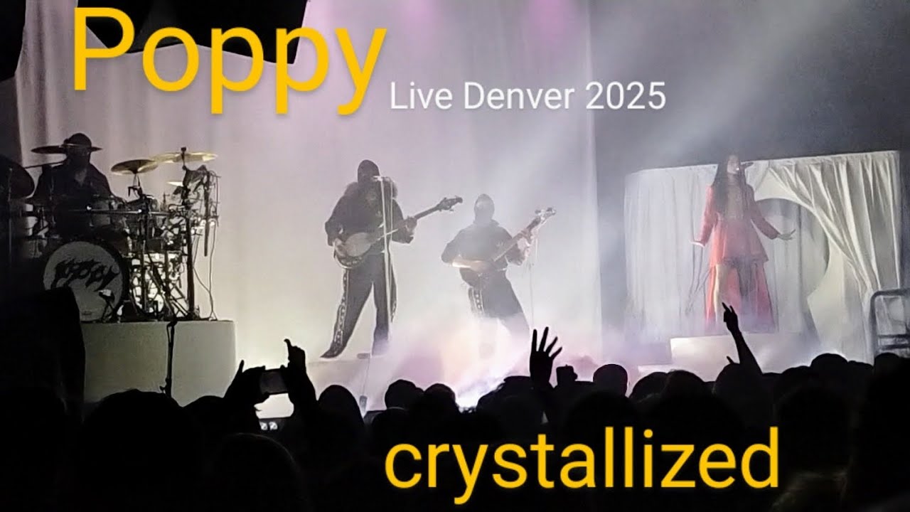 Poppy - crystallized (Live 2025) - YouTube