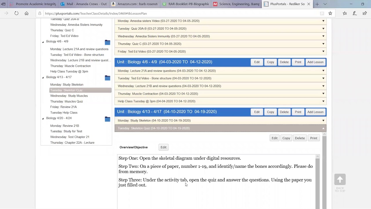 How to use lesson plan tab - YouTube