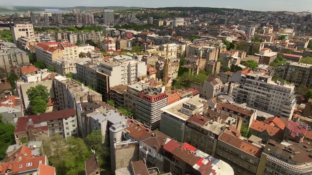 Pogled sa vrha Beogradjanke (maj, 2021) - YouTube