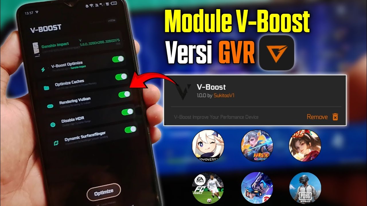 TERBARU Module V-Boost Khusus Game Booster GVR -Meningkatkan Performa ...