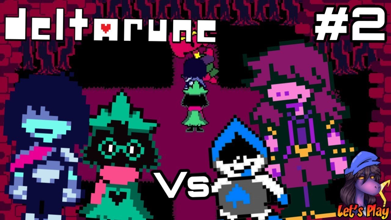 Kris & Ralsei Vs. Susie & Lancer | Let's Play Deltarune (Episode 2 ...