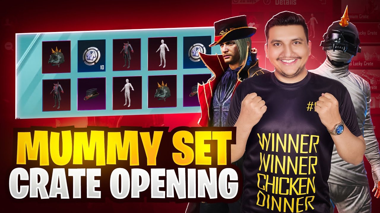 Mummy Set Crate Opening | Got Everything in 15000 UC | SPJOKER | PUBGM ...