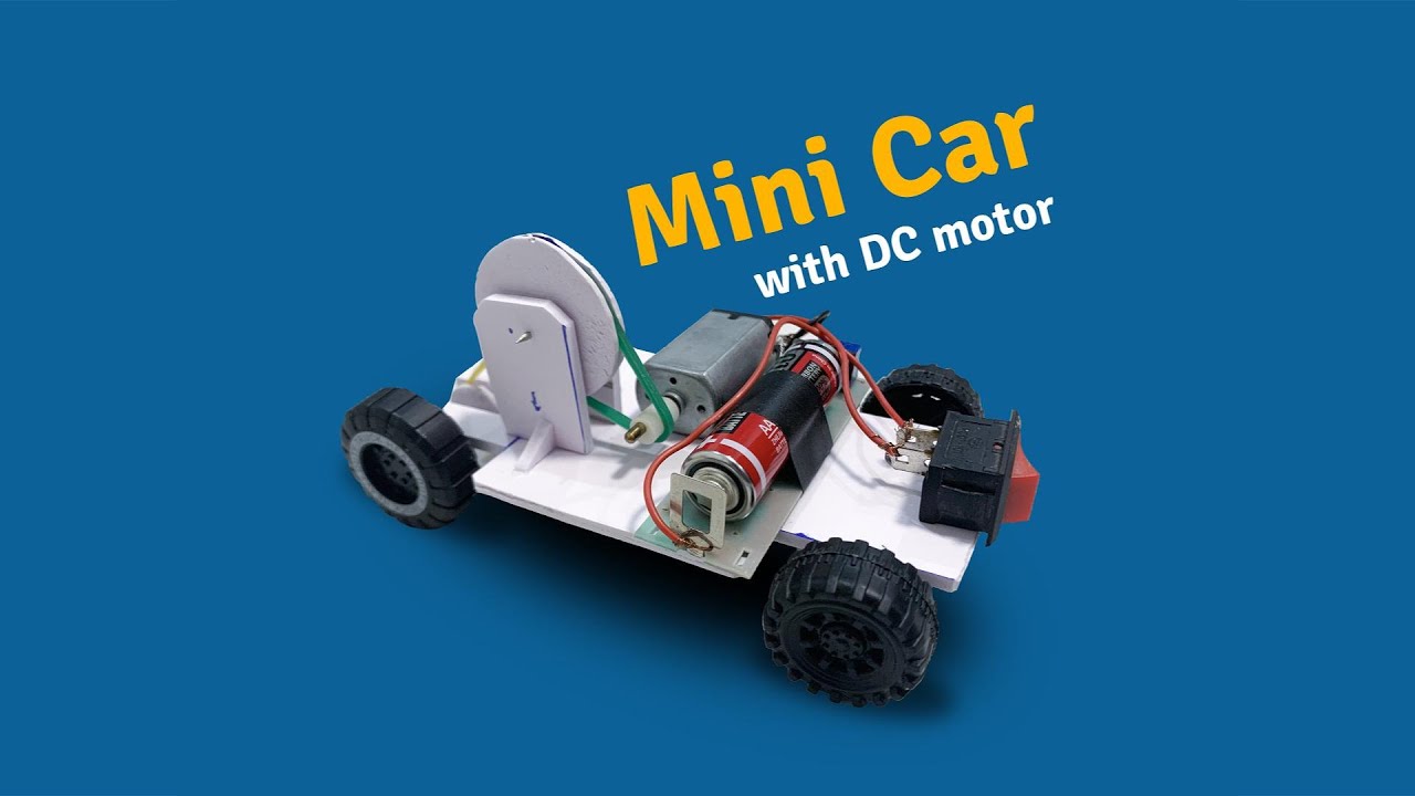 How to make car with DC motor | DIY Powerful Electric Toy Car | Science ...