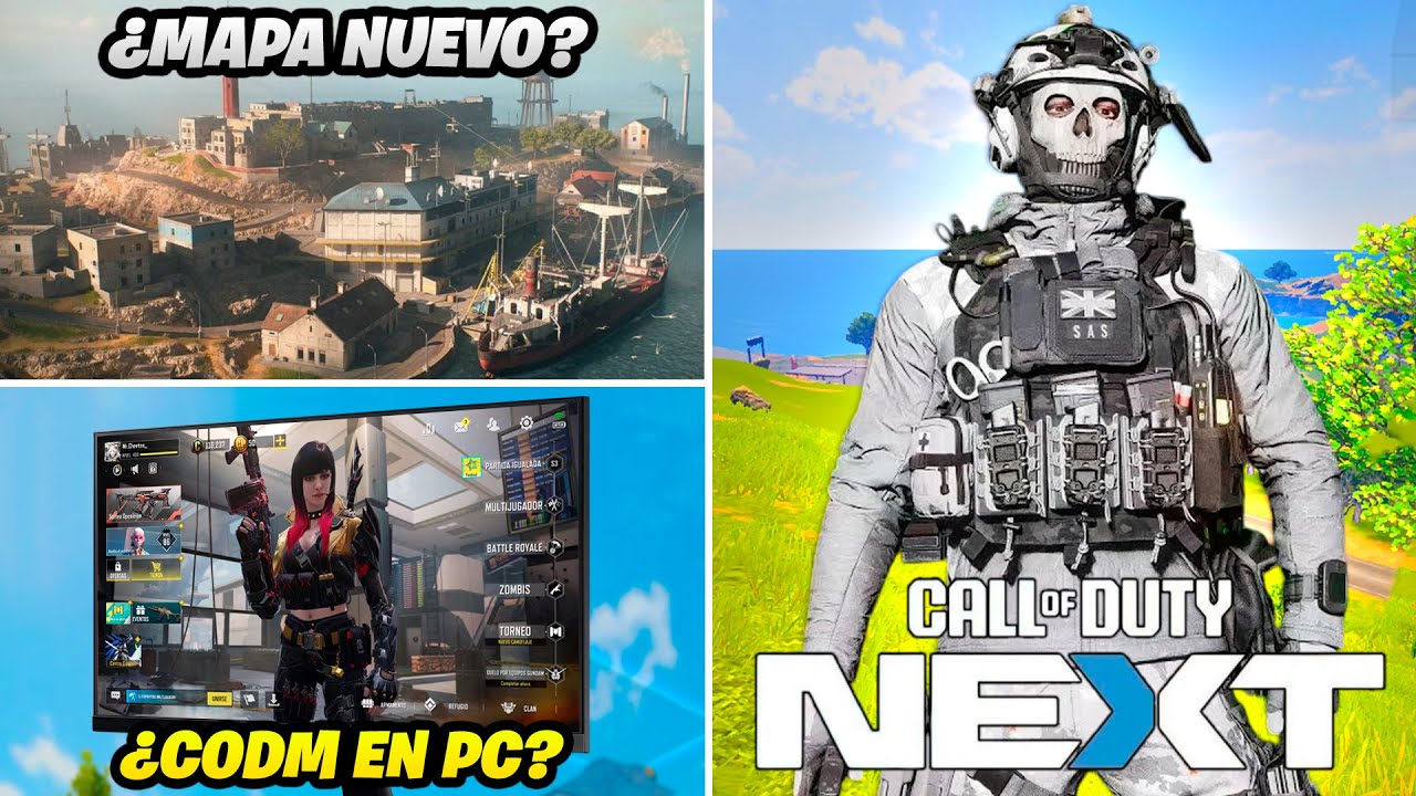 ¿CODM VERSIÓN PC? ¿NUEVO MAPA? Y Recompensas por ver la COD NEXT en COD MOBILE - YouTube