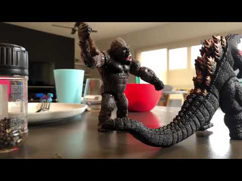 Kong vs Godzilla - axe attack - YouTube