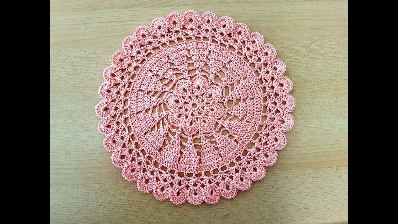 Crocheted napkins 2 - YouTube