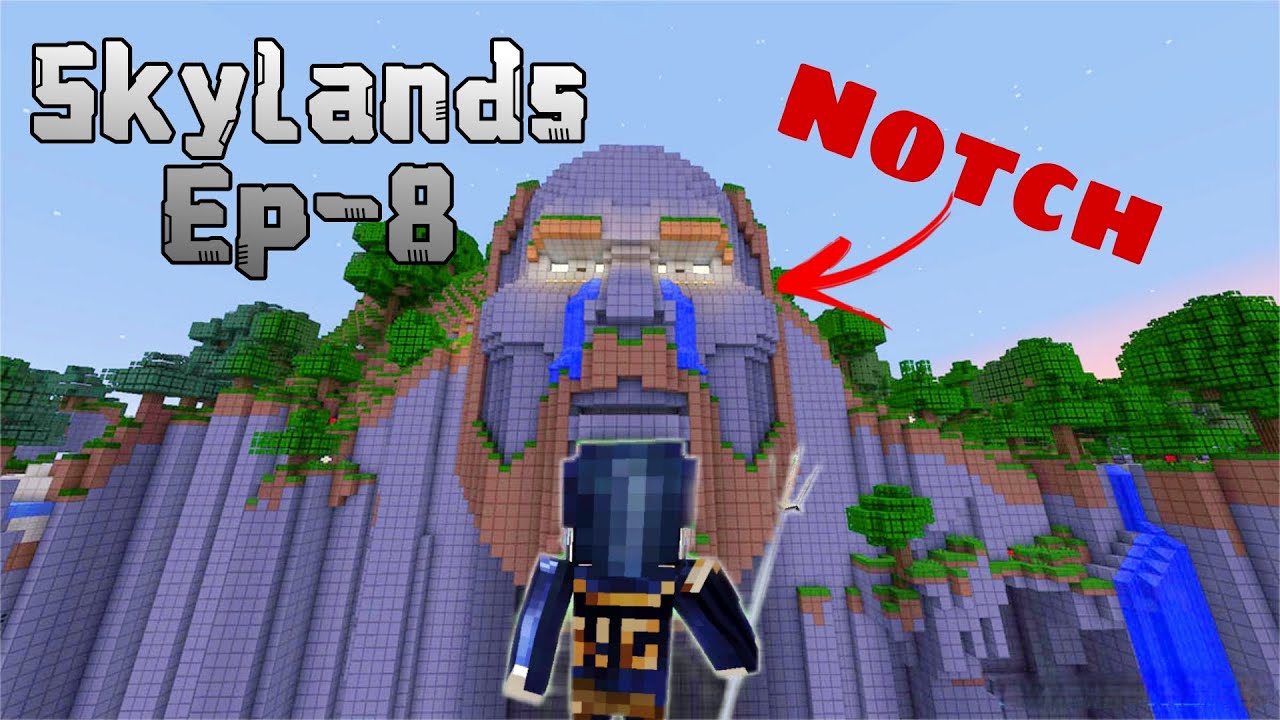 Death run in Notch Temple Skylands EP-8 | Minecraft Bedrock| Krafty ...