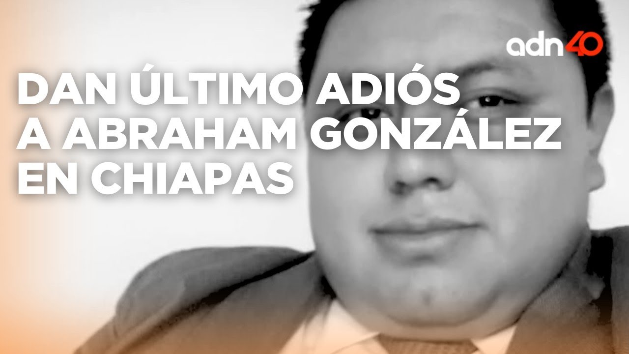 Abraham González: familiares y amigos le dan el último adiós - YouTube