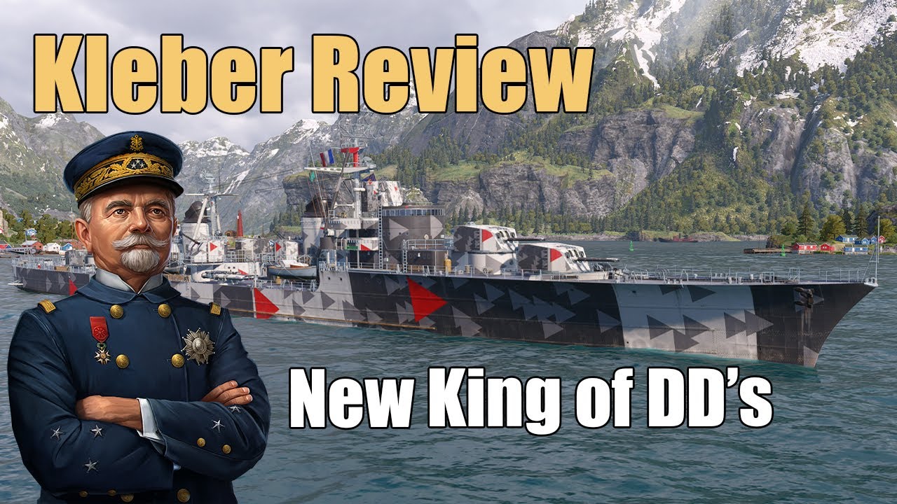 Kleber Review: New King of Destroyers | World of Warships Legends | 4k ...