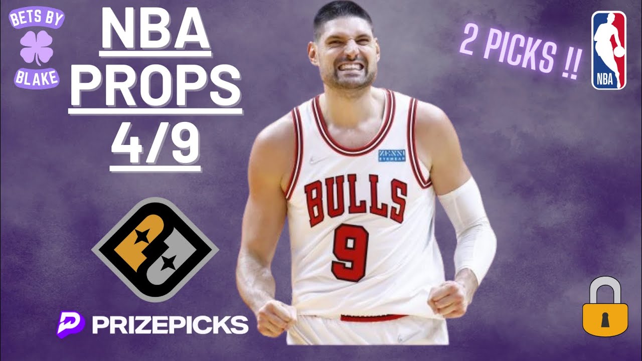 4/9/24 NBA PLAYER PROPS | PrizePicks | Best Player Props! - YouTube