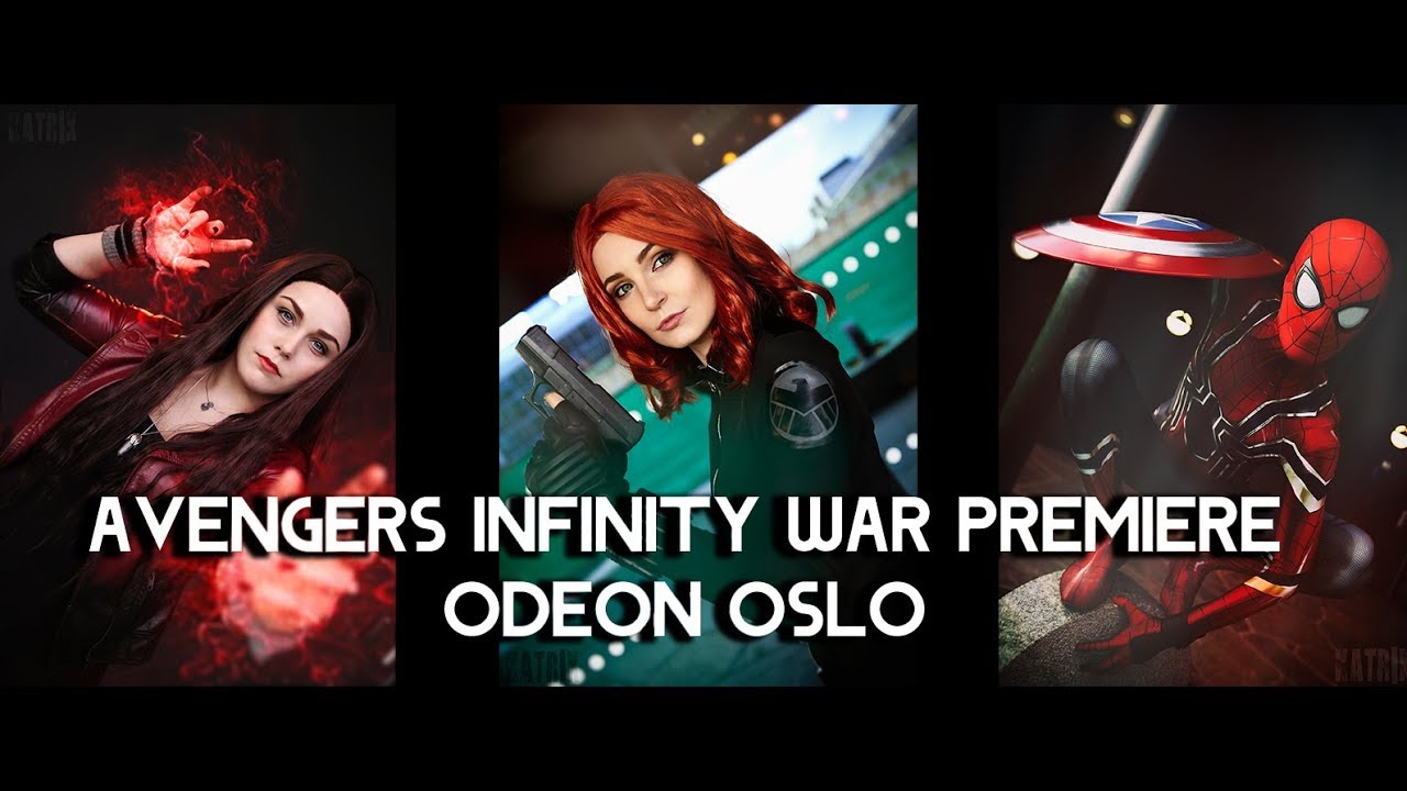 Avangers Infinity War premiere - Odeon Oslo - Cosplay - YouTube