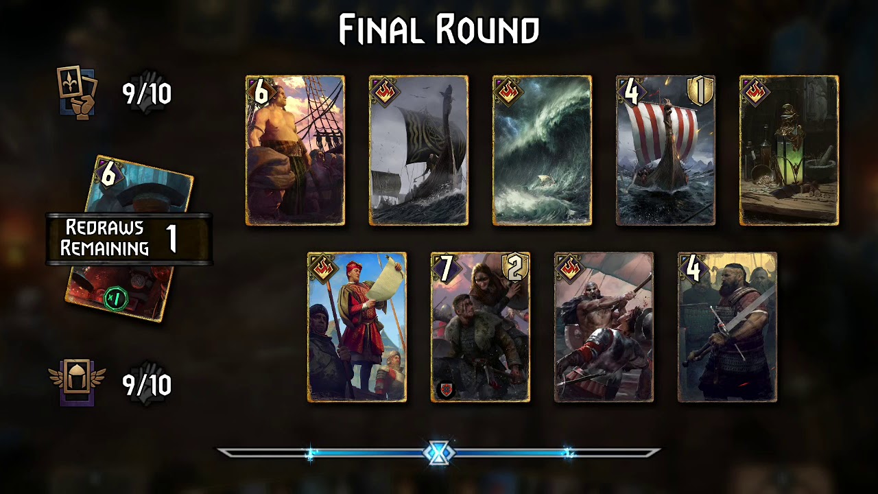 Gwent Pro Rank Gameplay SK Greatswords Vs NR Engines - YouTube