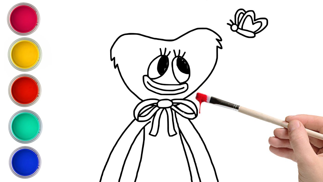 Draw huggy wuggy / Simple Lessons / step by step - YouTube