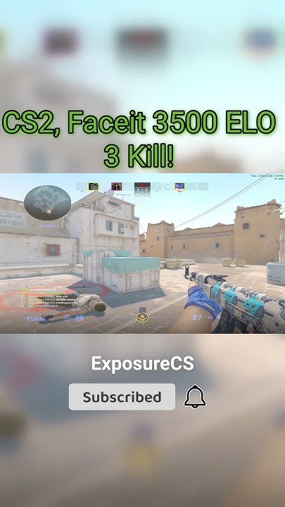 CS2, Faceit 3500 Elo, 3 Kill! #shorts #cs2 #keşfet #cs2clips #cs2highlights #csgo - YouTube