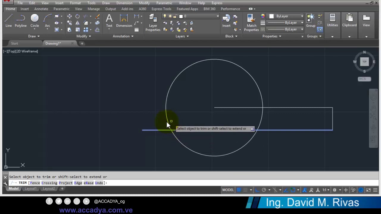 Lección 07 AUTOCAD Ejercicio Aplicado 3 - YouTube