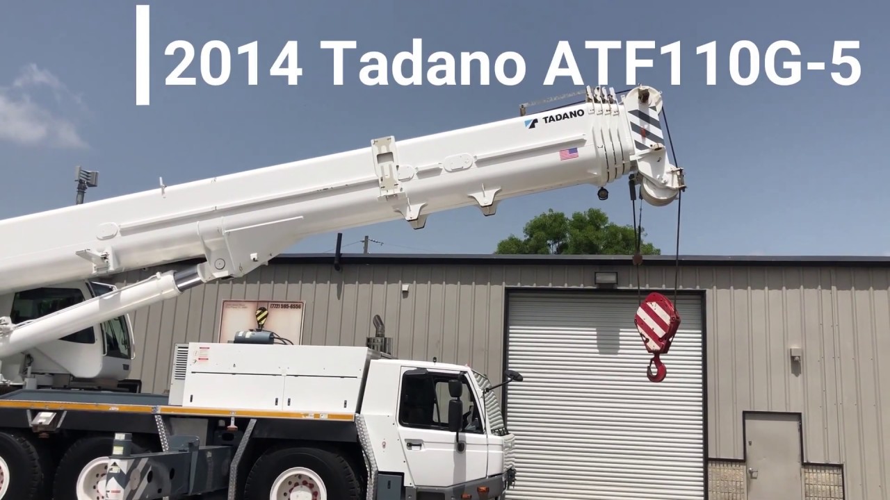 2014 Tadano ATF 110G 5 - YouTube