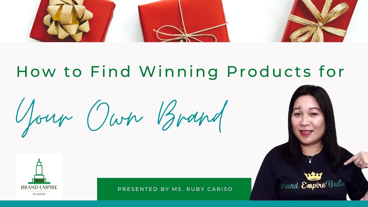 How to Find Winning Products For Your Own Brand - YouTube
