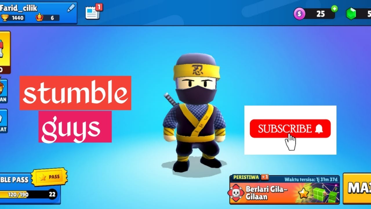 Menang di tantangan stumble guys - Farid n Family #games #stumbleguys ...
