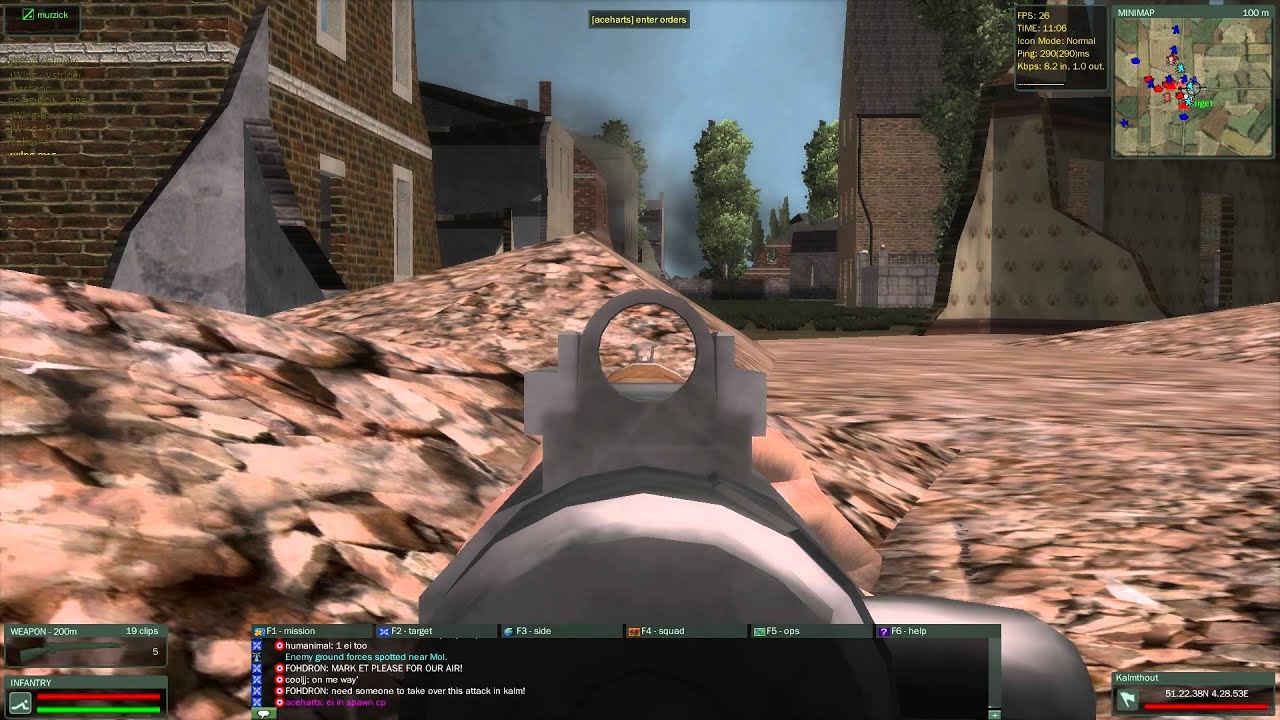 WWII OnLine. BattleGround Europe [039]. Allies side. - YouTube