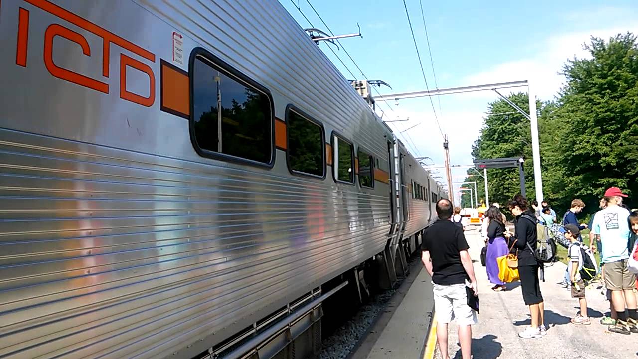 Westbound South Shore Line - YouTube