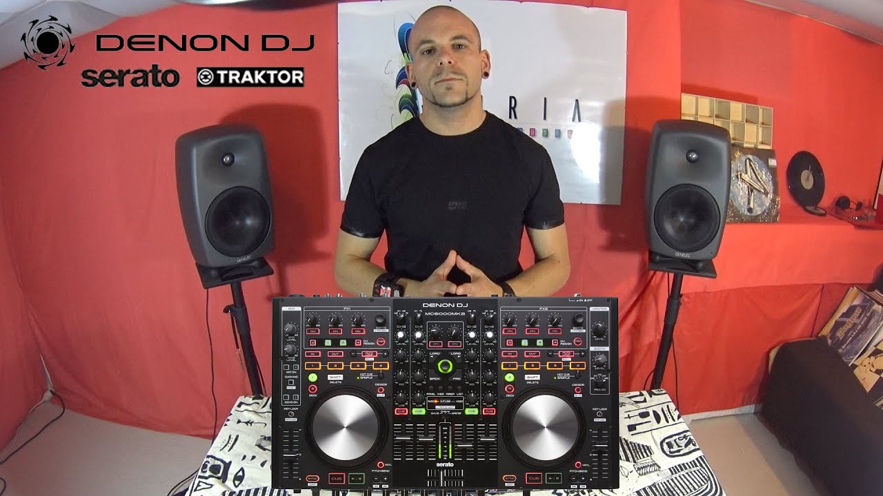 DENON DJ MC6000 MK2 REVIEW TUTORIAL CONFIGURACION TRAKTOR SERATO DJ ...
