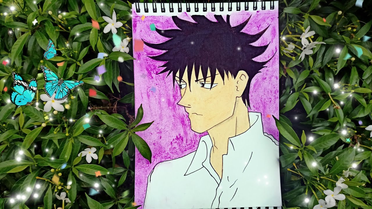 Drawing of Megumi from Jujutsu Kaisen | Easy drawing of Megumi| Megumi ...