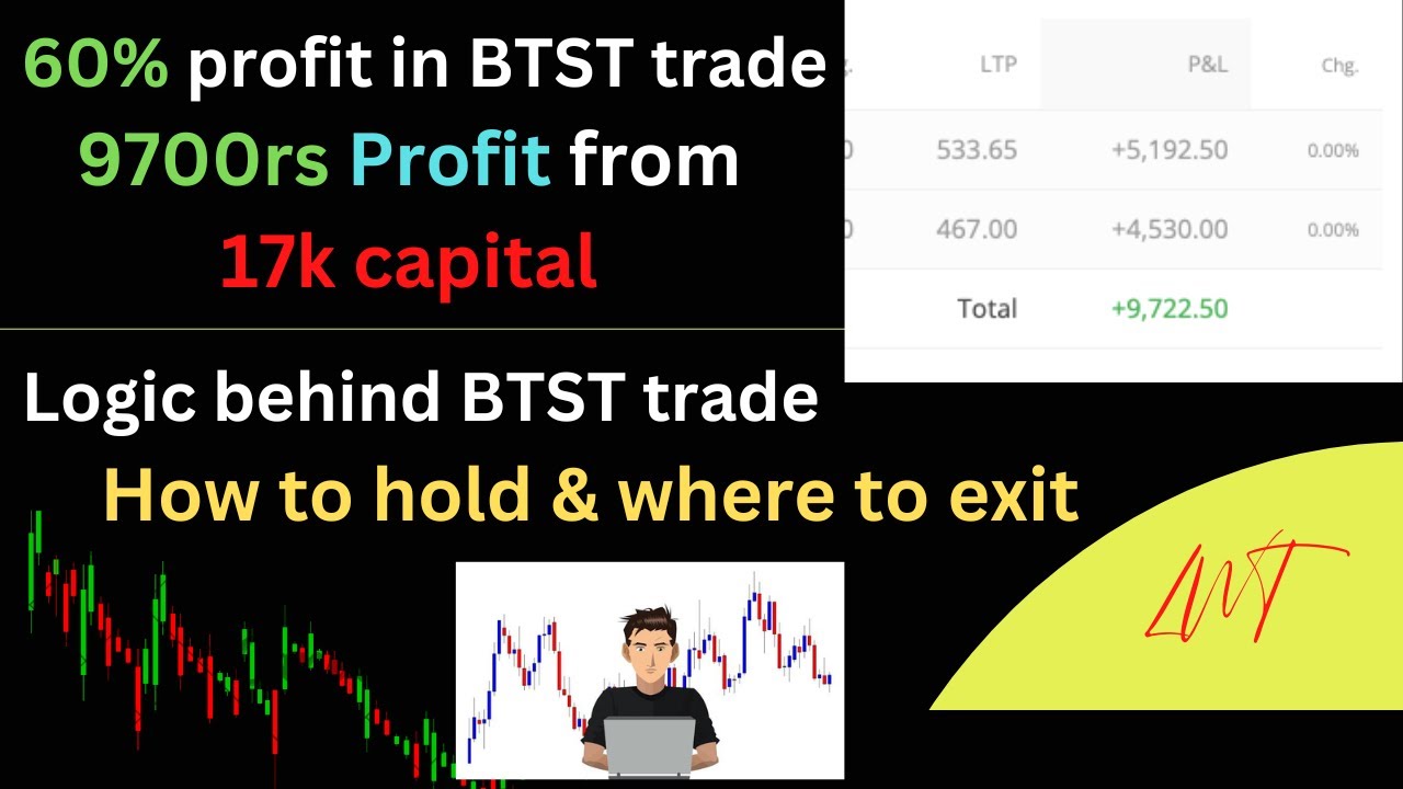 9700rs profit from 17K capital in BTST trade | logic explained | 18th October - YouTube