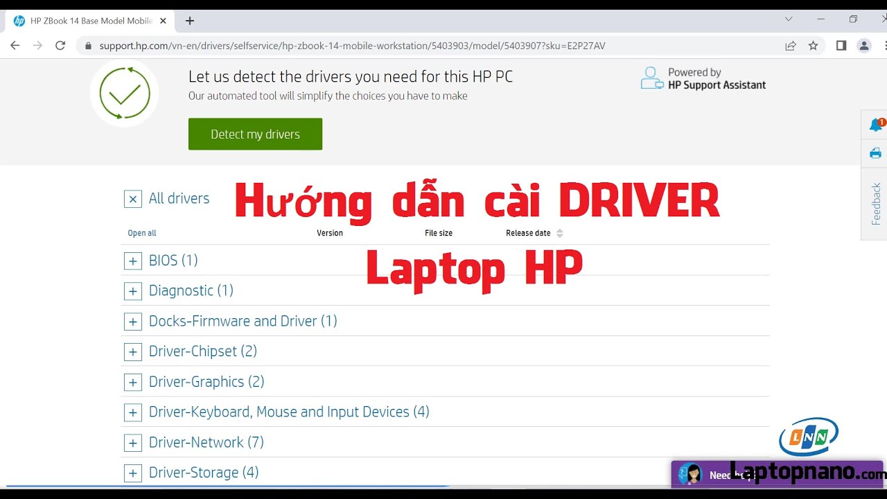 Hướng dẫn cài DRIVER Laptop HP - YouTube