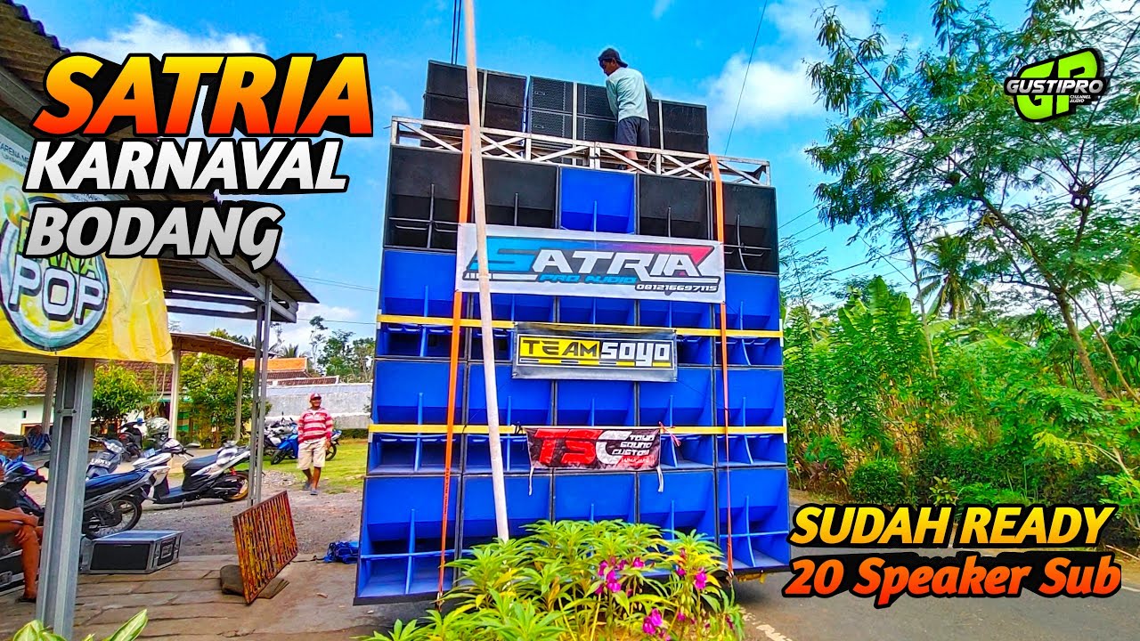 SATRIA Lumajang Sudah Ready karnaval BODANG tinggal nyumet - YouTube