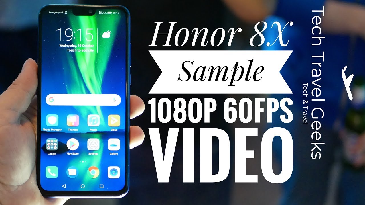 Honor 8X Sample Video (1080p 60fps)
