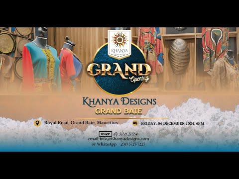 Khanya Designs - Grand Baie Launch - YouTube