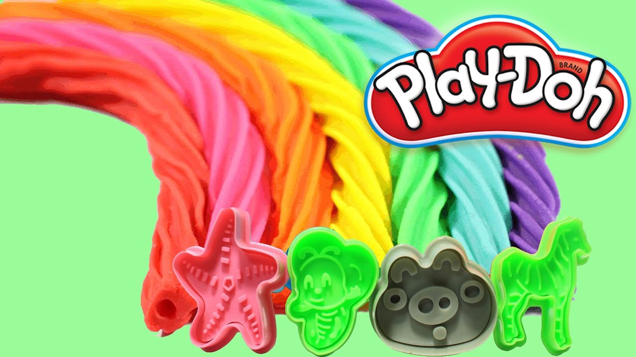 PLAY DOH & PEPPA PIG! Make Horse FROZEN ToyS Molds Fun & Creative for ...