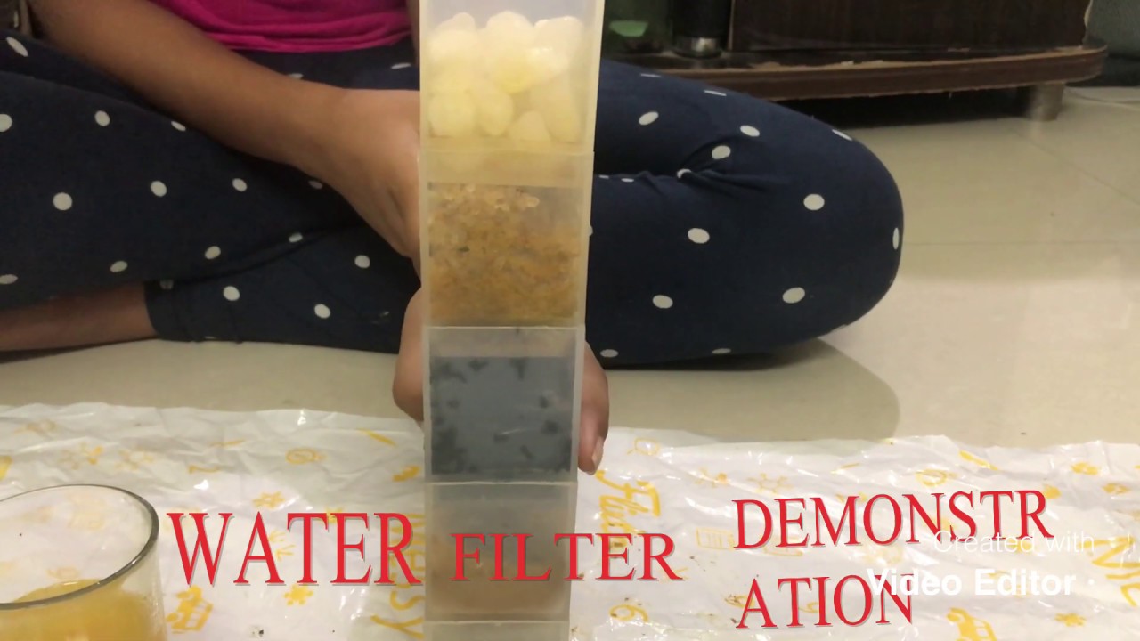 Water filter demonstration - YouTube
