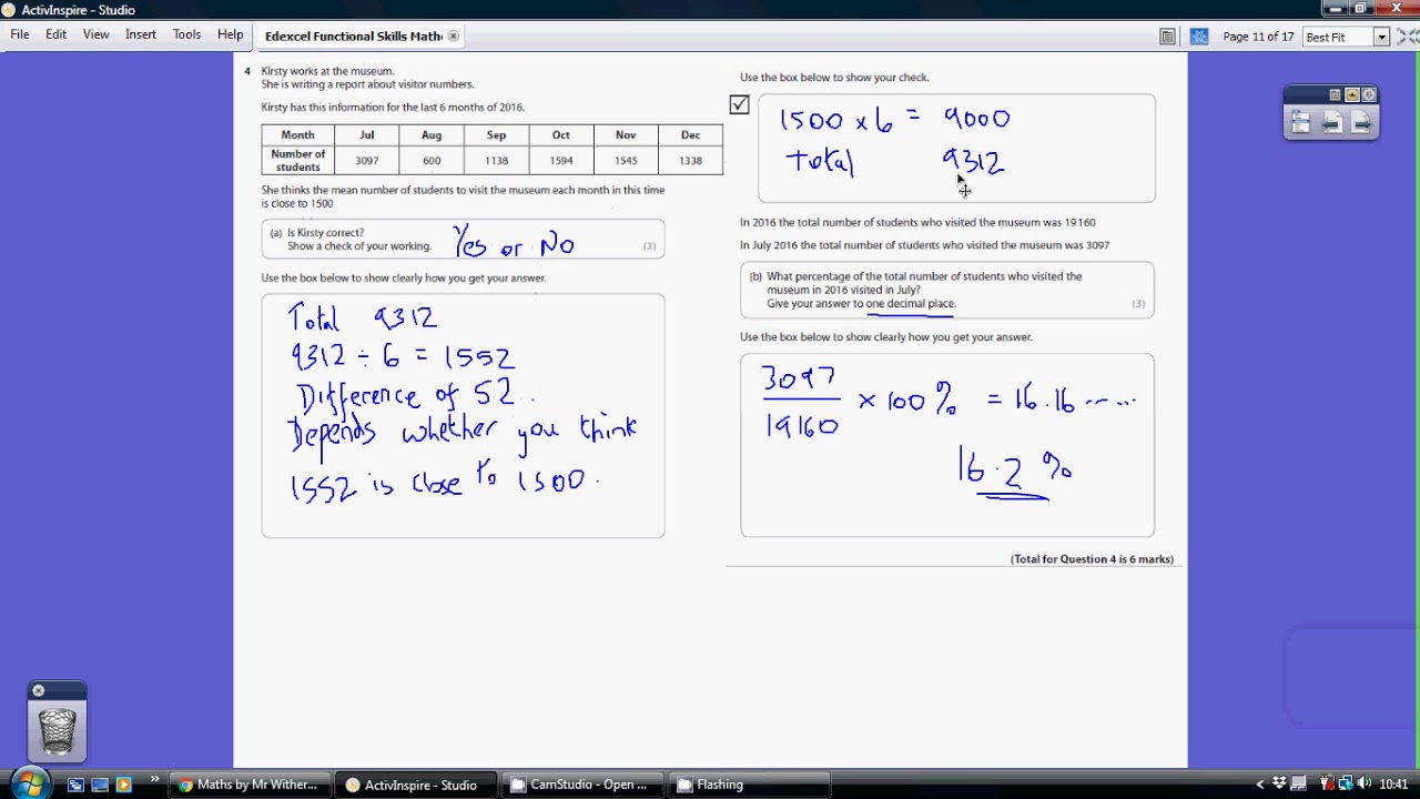 Edexcel Functional Skills Mathematics Level 2 12 16 June 2017 Q4 edexcel-functional-skills-mathematics-level-2-12-16-june-2017-q4
