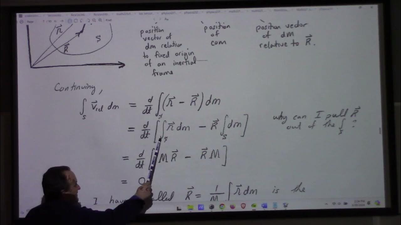 Physics: rotational and translational KE, torque and angular momentum introduced, 3-29-24 - YouTube