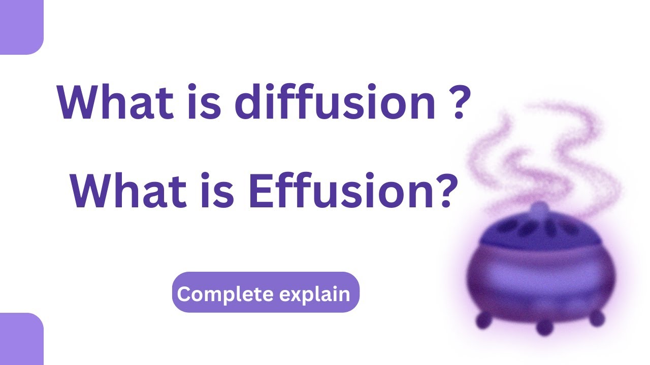 What is diffusion and effusion? || Chemistry lecture. - YouTube