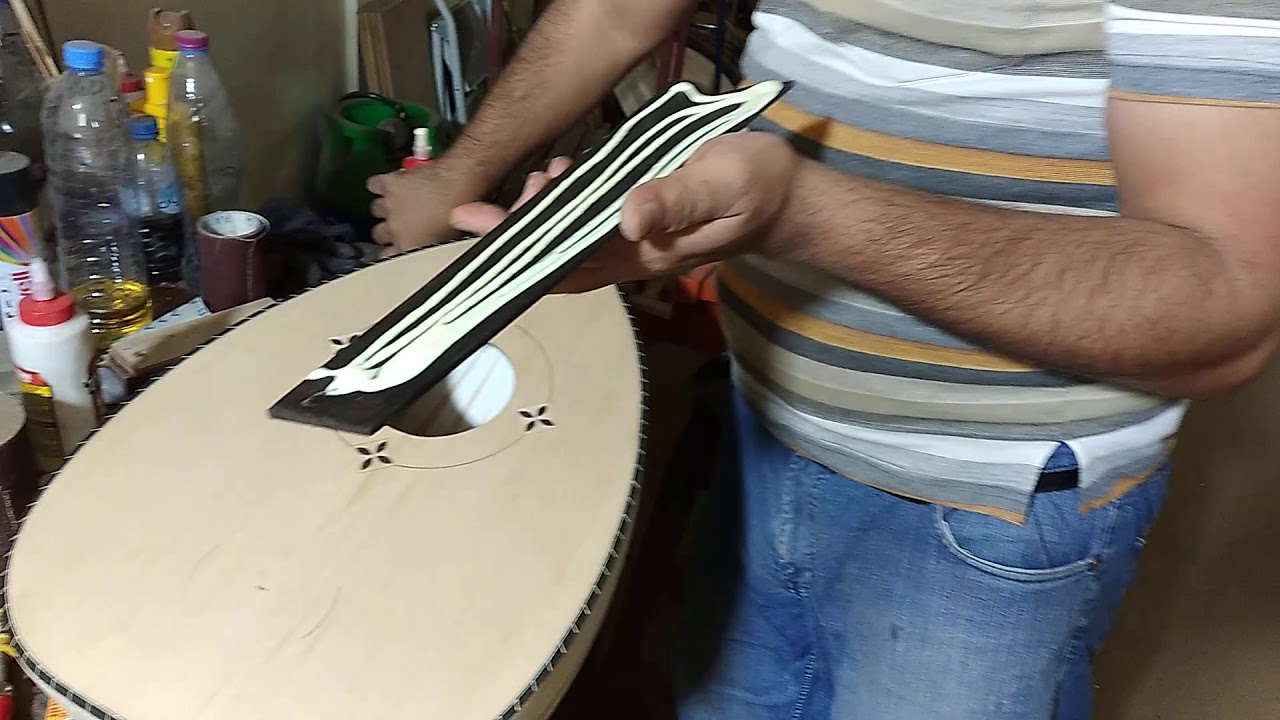 Oud Instrument making of Fret Board - YouTube