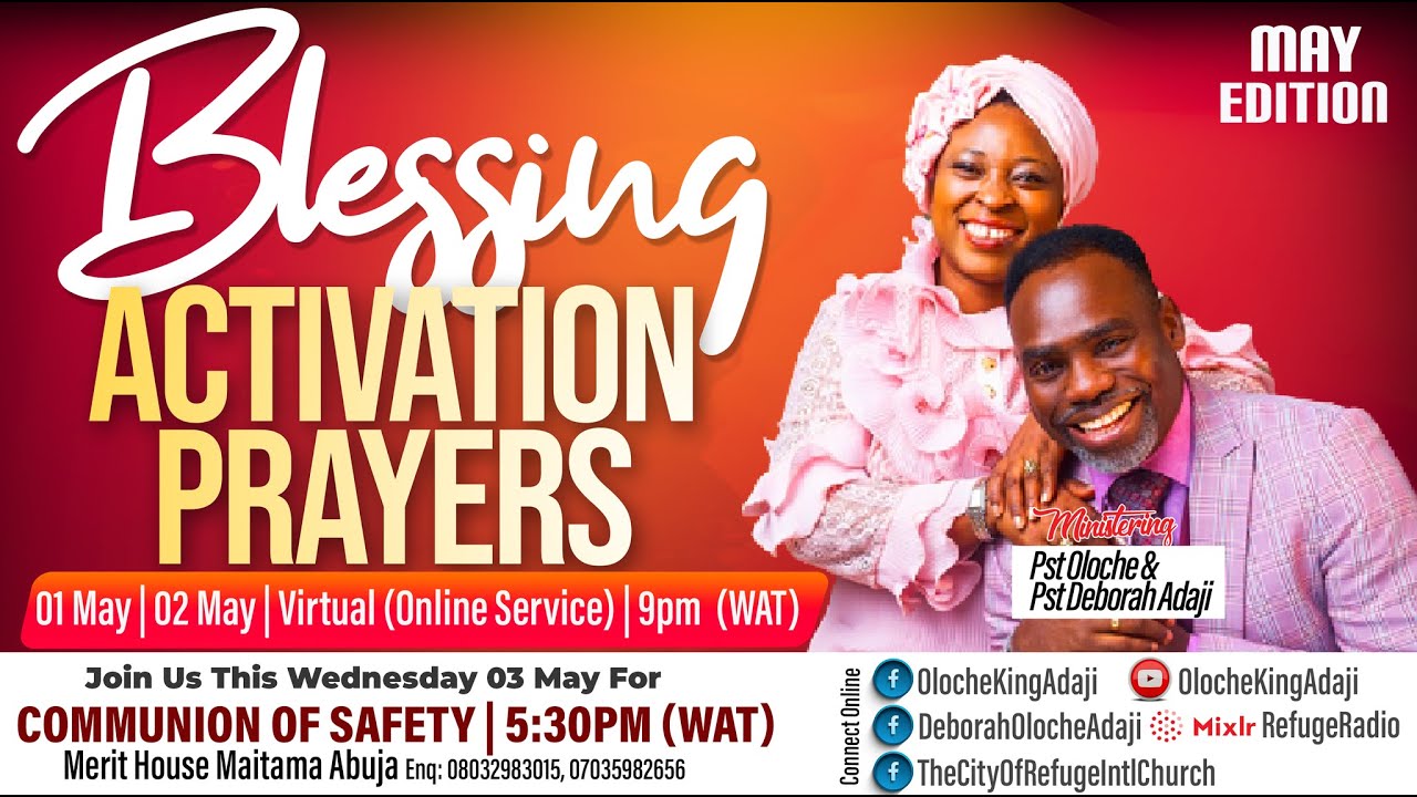 BLESSING ACTIVATION PRAYERS. || May Edition || Day Two - YouTube