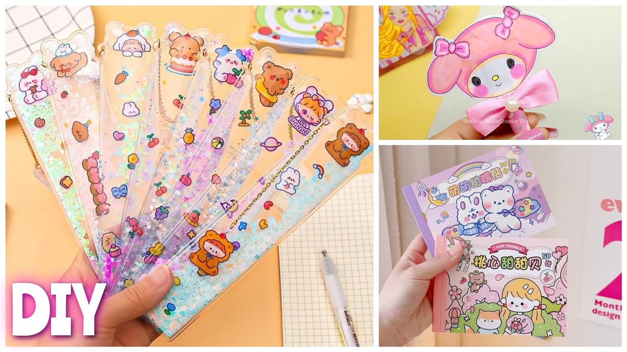 🌈 Easy paper crafts | Easy to make | School hacks | Back to school ...