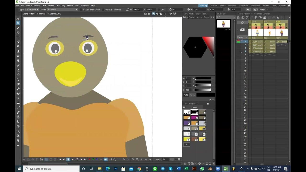 Import SVG file into Opentoonz Troubleshooting - YouTube