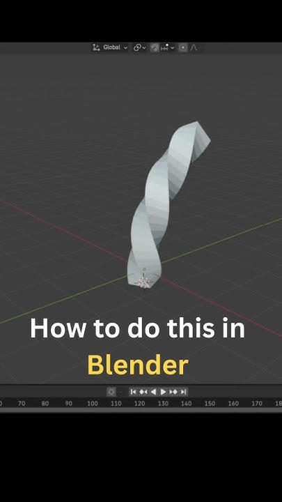 Blender modifiers | Simple deform #blender #3d #3dmodeling #blenderbox - YouTube