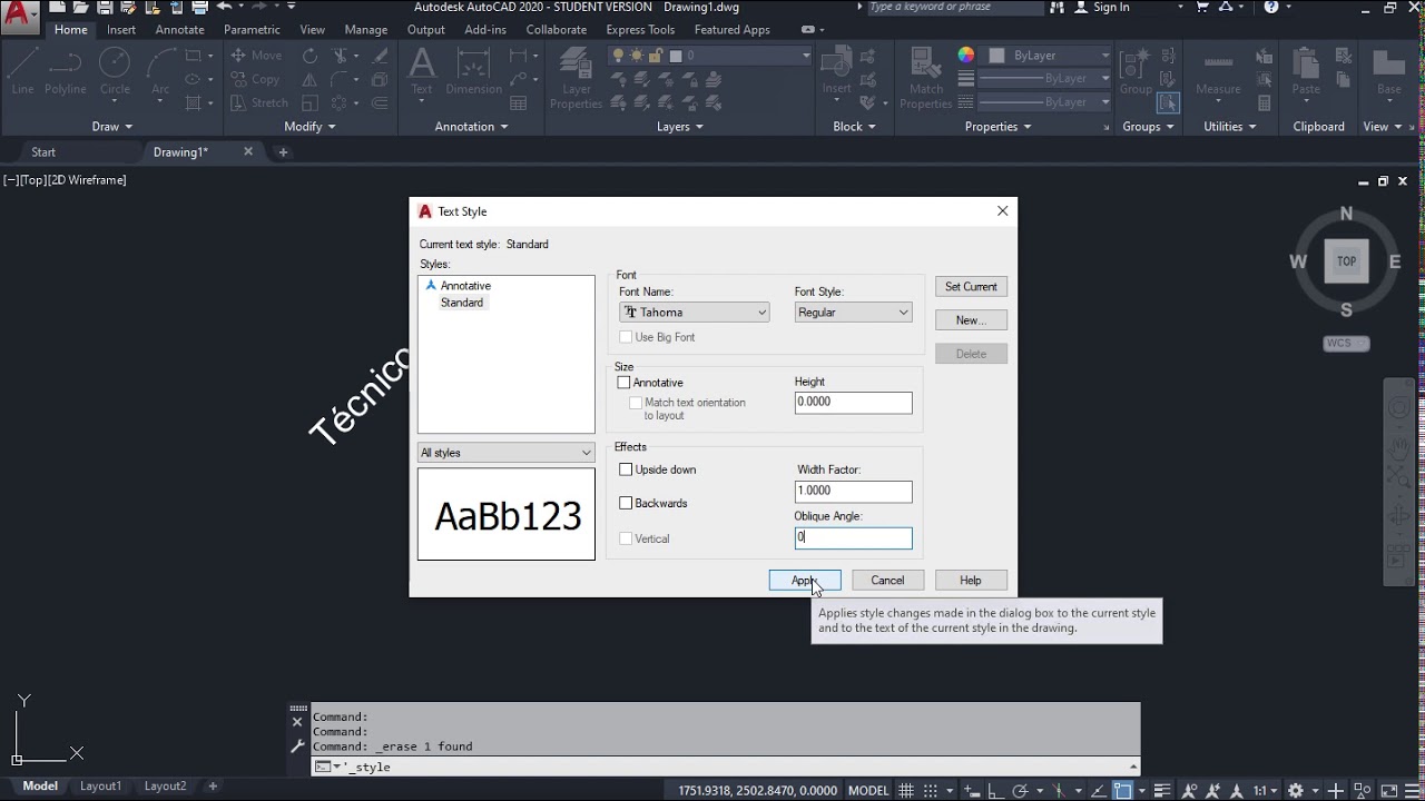 Autocad 12 TEXTOS - YouTube