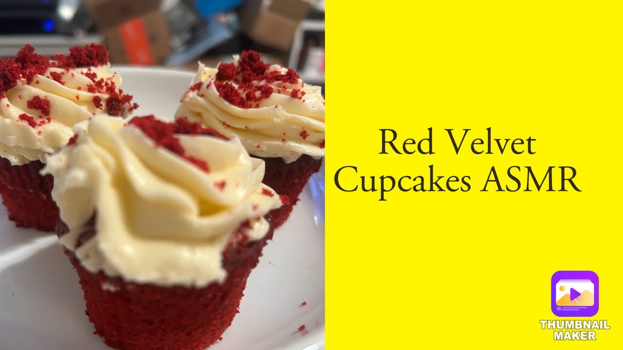 Red Velvet Cupcakes ASMR - YouTube