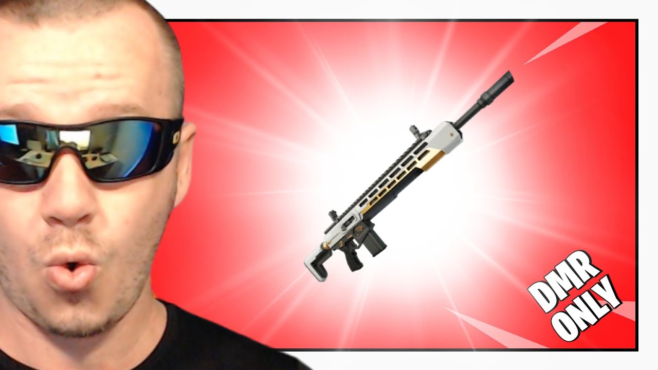 Fortnite HUNTRESS DMR ONLY Challenge - YouTube