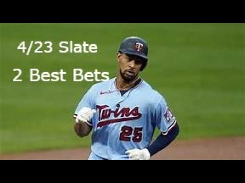 Saturday's Two Best Bets for 4/23 MLB Slate - YouTube