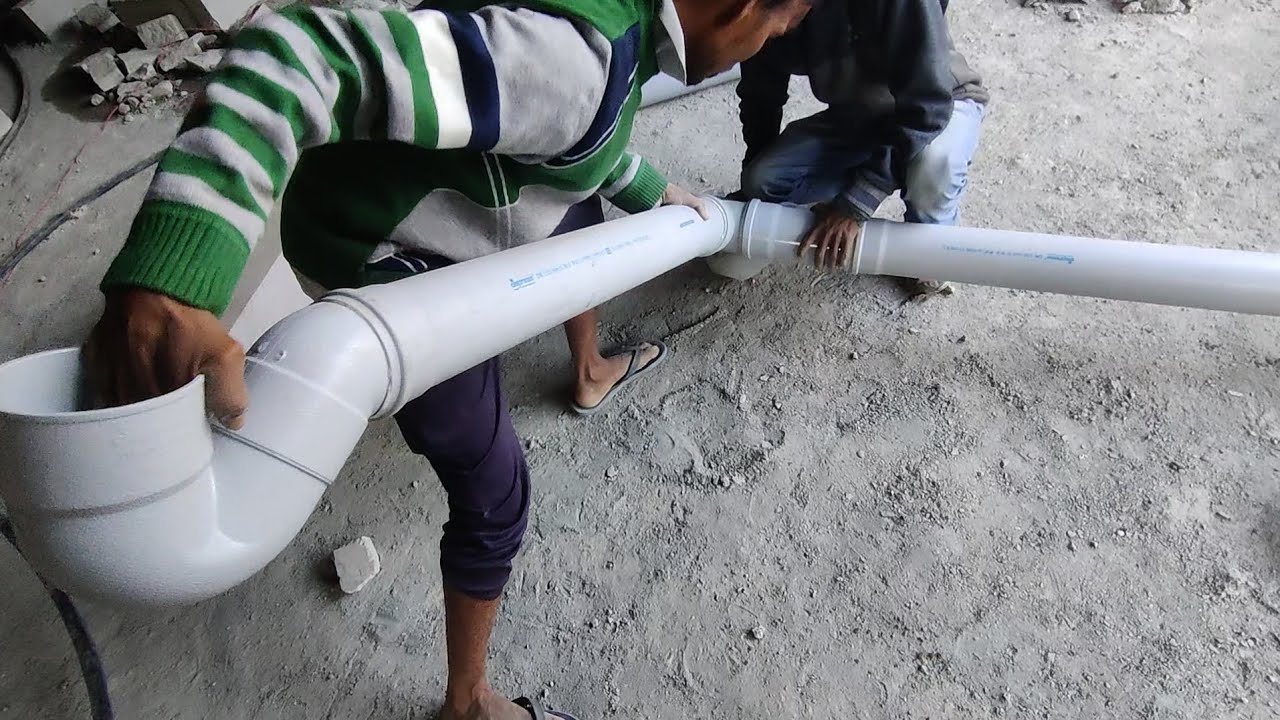 Drain WC without down slab @pipeline @fitting - YouTube