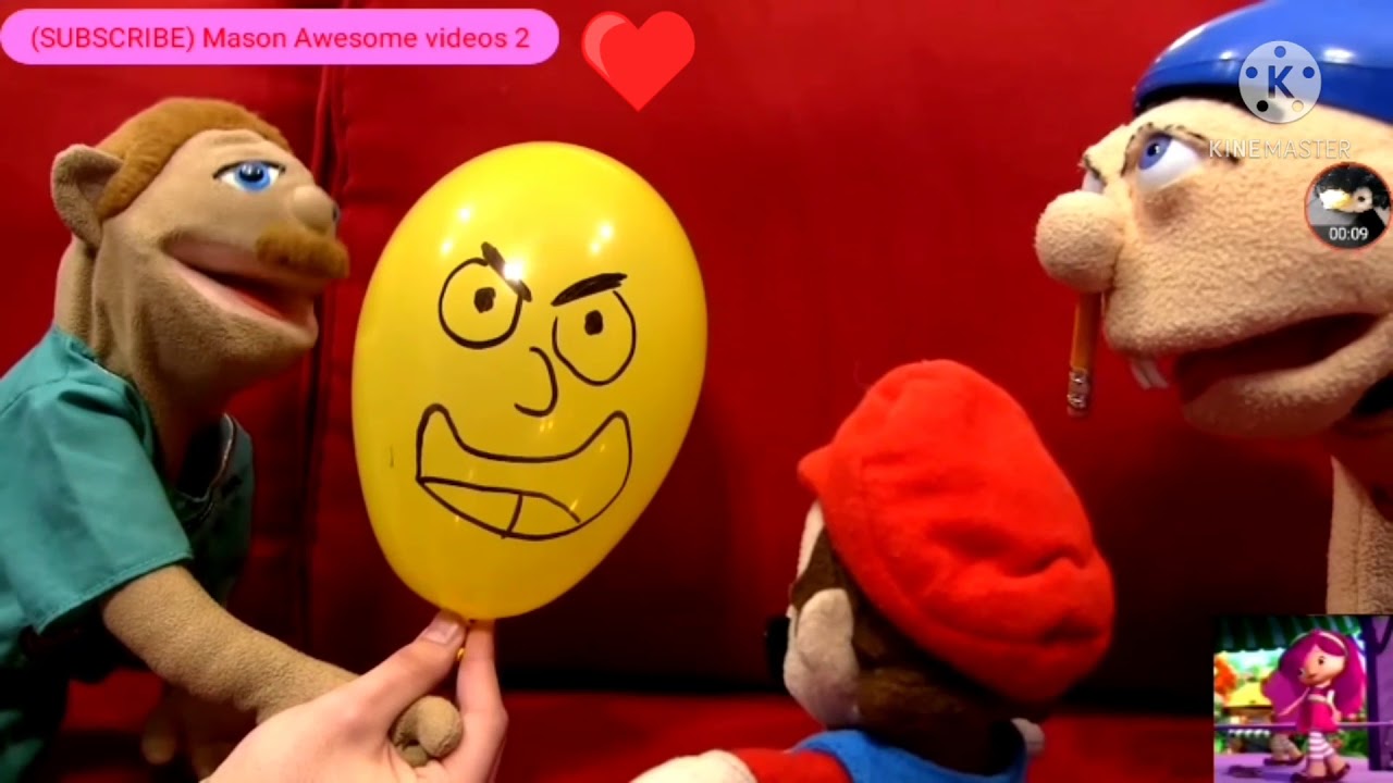 sml jeffy popped 4 balloons - YouTube