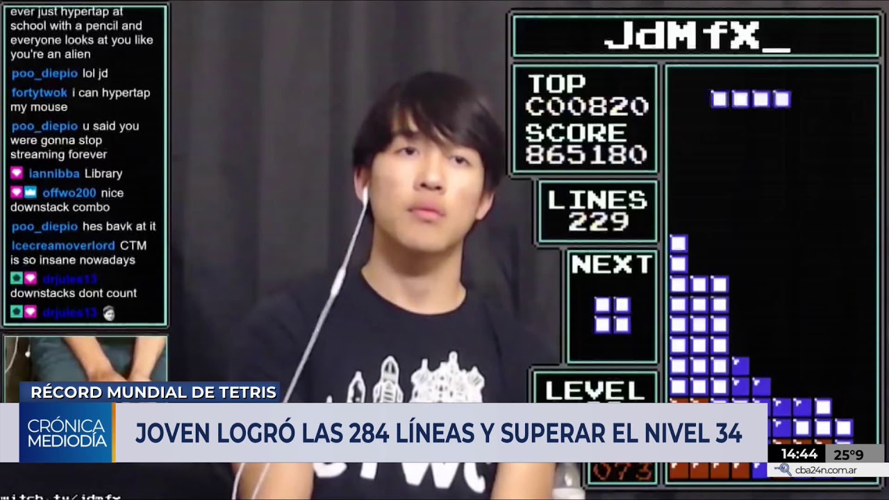 Récord mundial de Tetris - YouTube