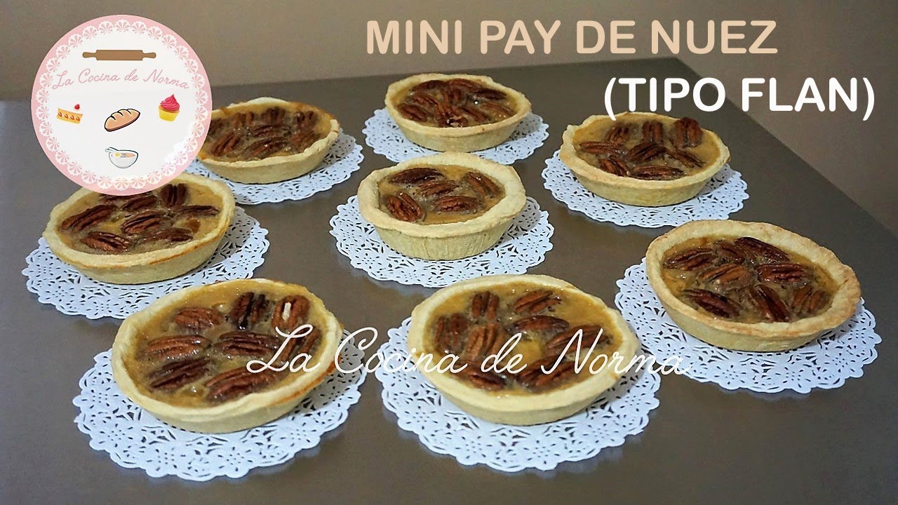Mini pay de nuez (Tipo flan) ¡¡Riquísimo!! - YouTube